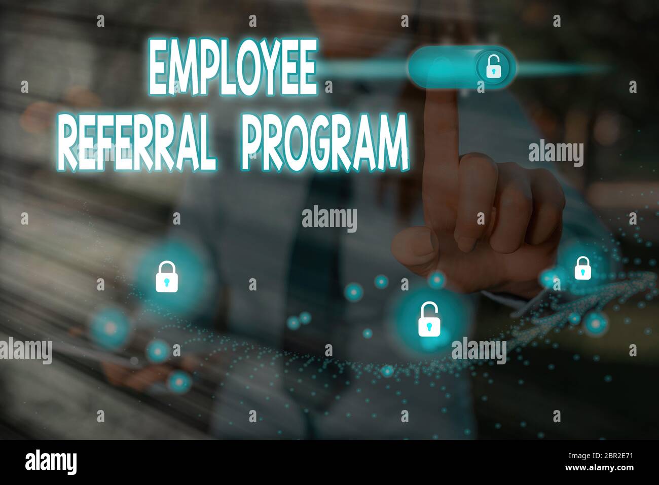 Word writing text Employee Referral Program. Business photo showcasing ...