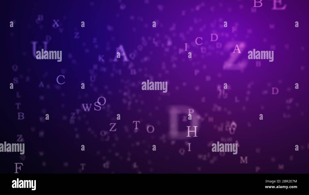 Abstract alphabet ornament on color background. Education writing ...