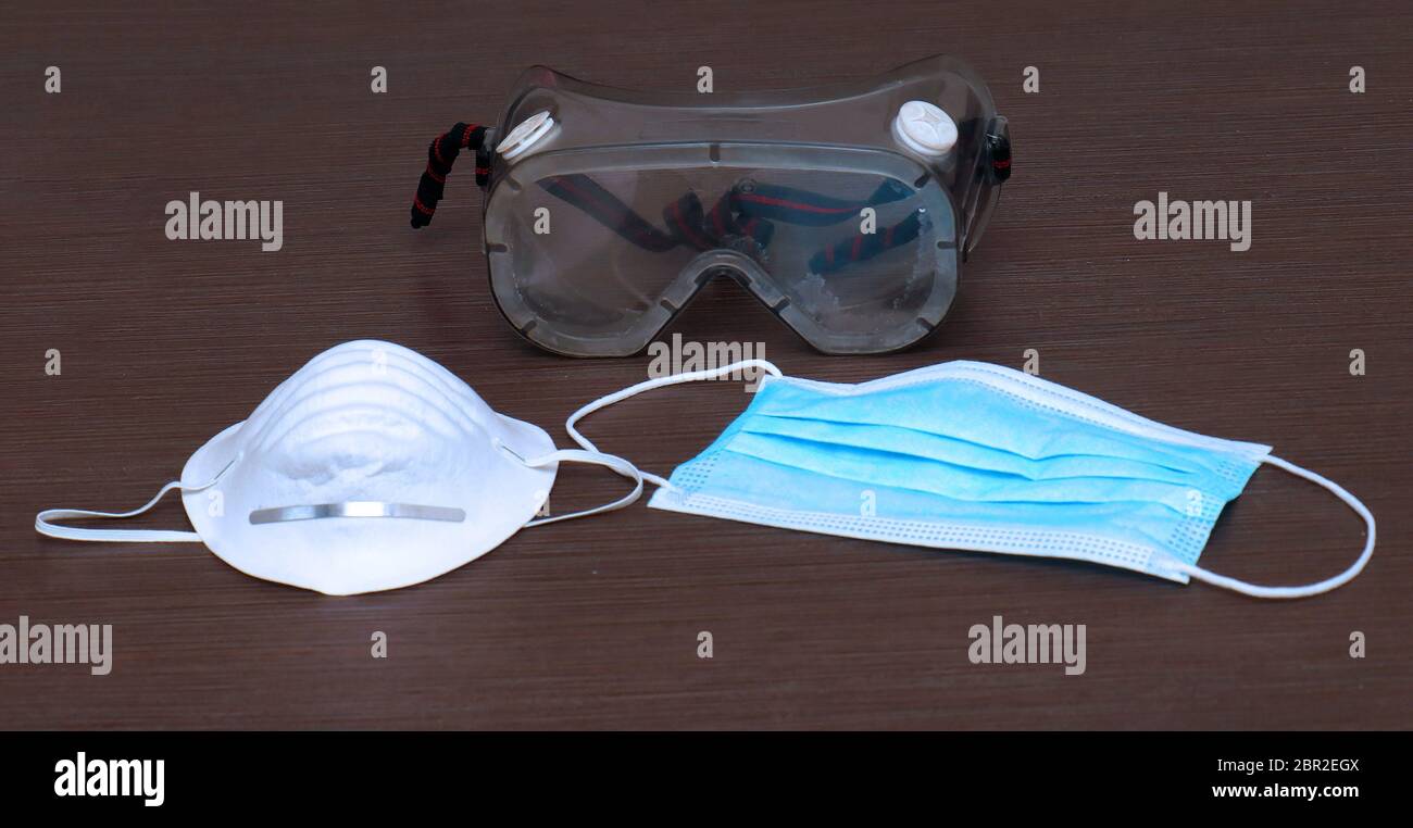 Protective equipment face masks hi-res stock photography and images - Alamy