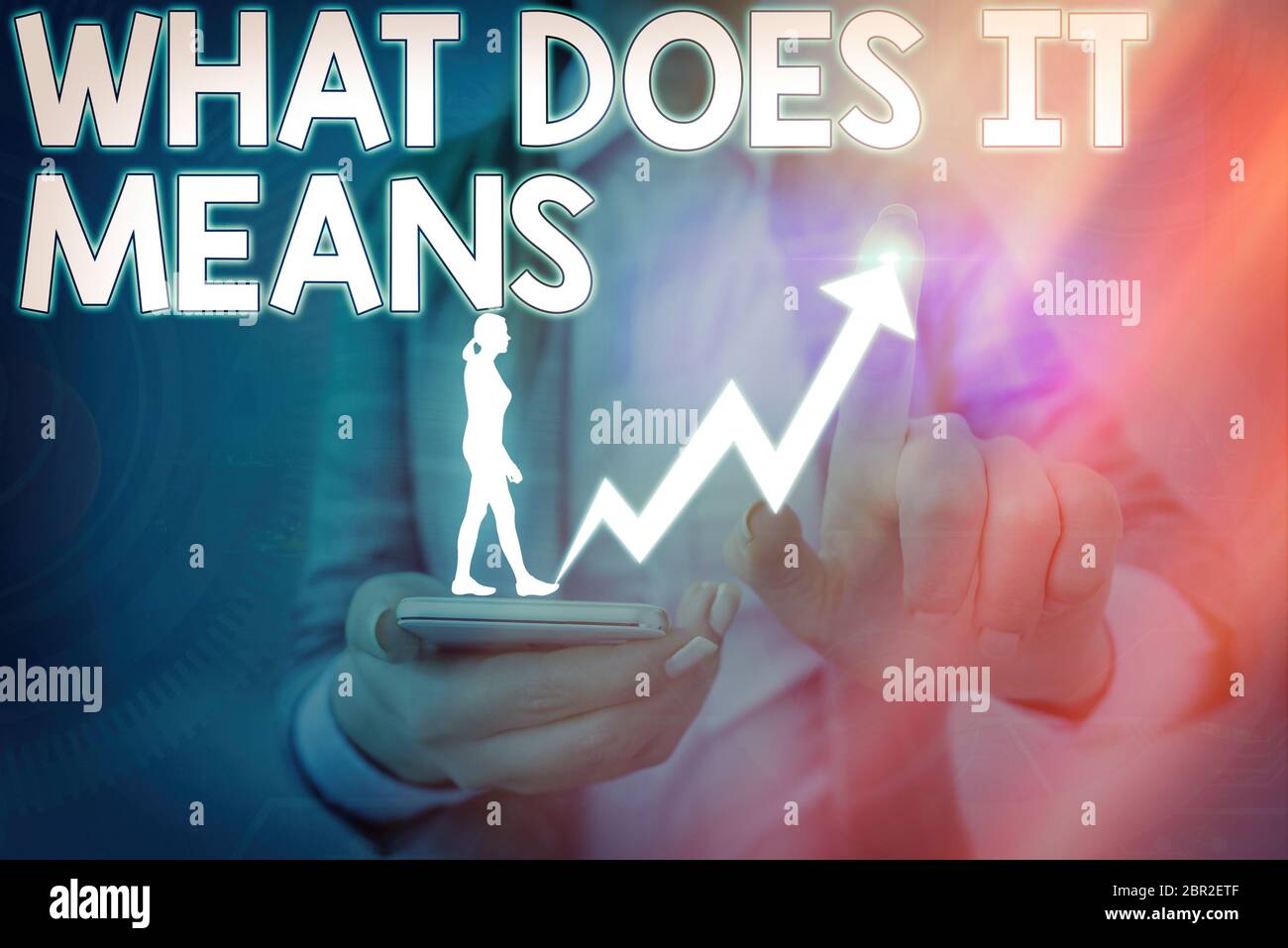 Handwriting text What Does It Means Question. Conceptual photo asking ...