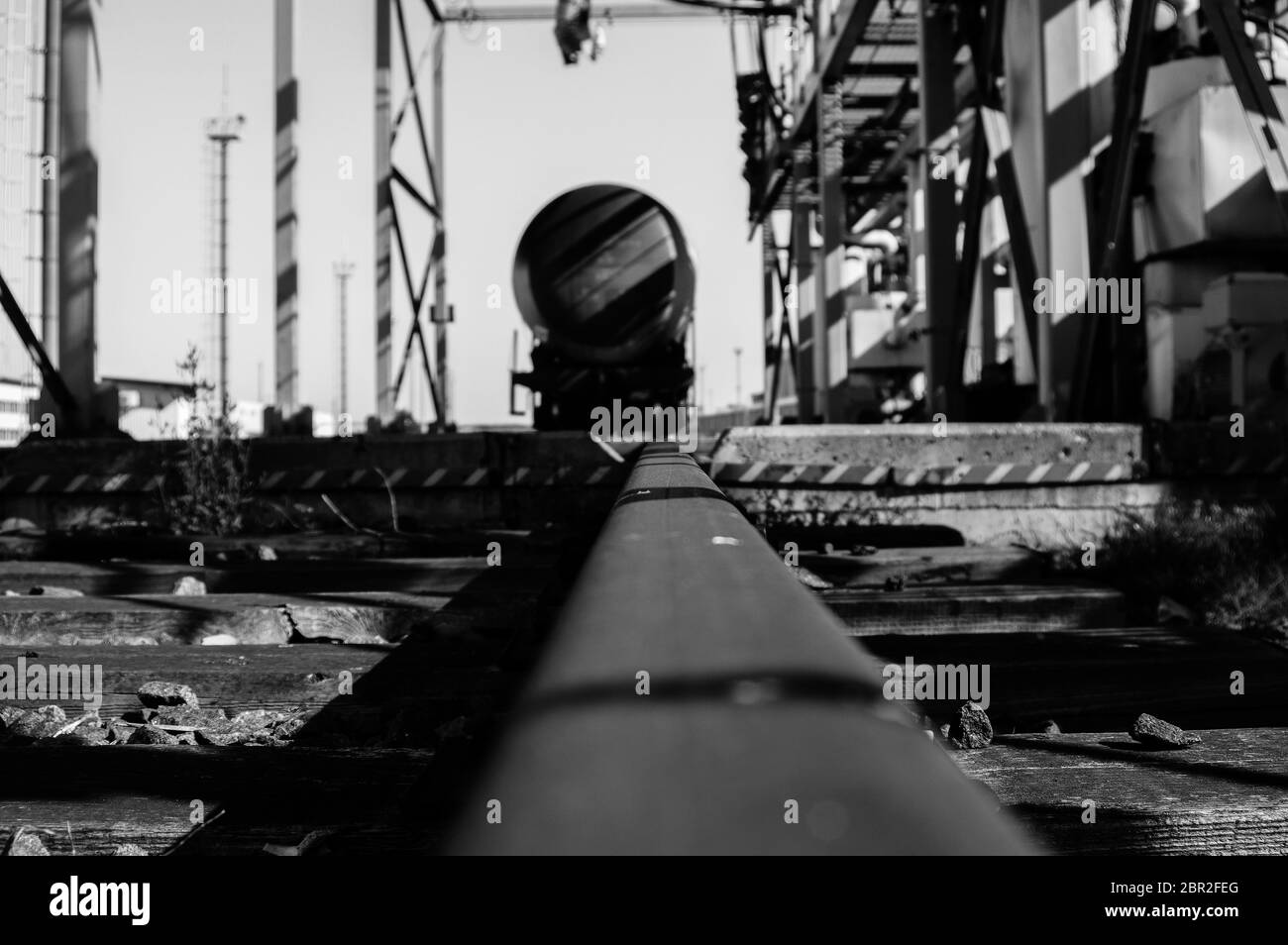 Heavy rail route Black and White Stock Photos & Images - Alamy