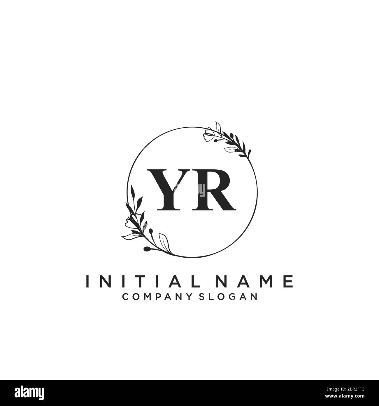 Yr logo vector vectors hi-res stock photography and images - Alamy