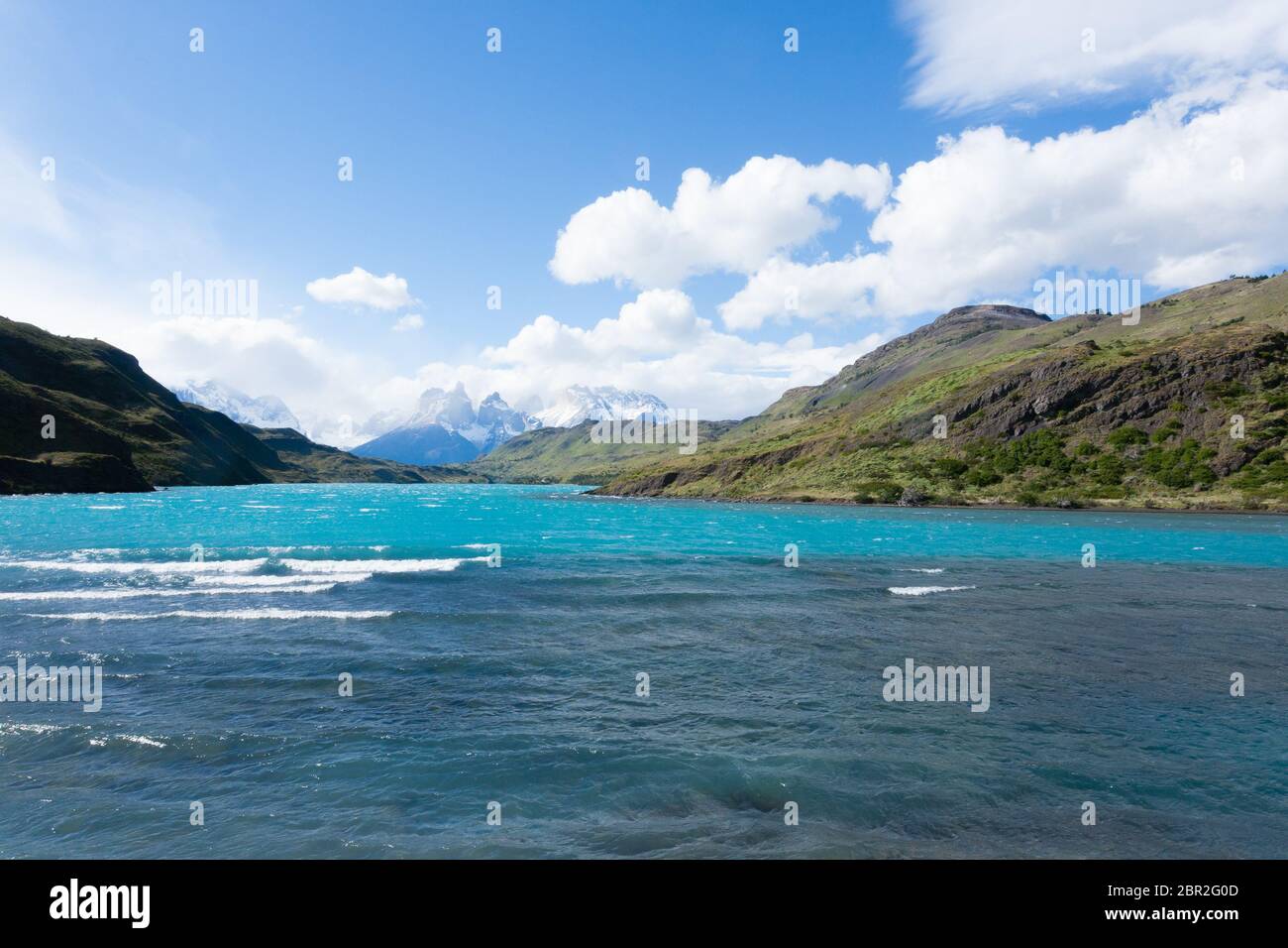 Chilean Patagonia landscape, Torres del Paine National Park, Chile ...