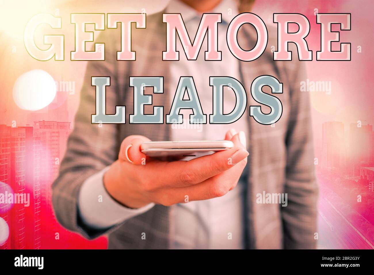 Conceptual hand writing showing Get More Leads. Concept meaning ...