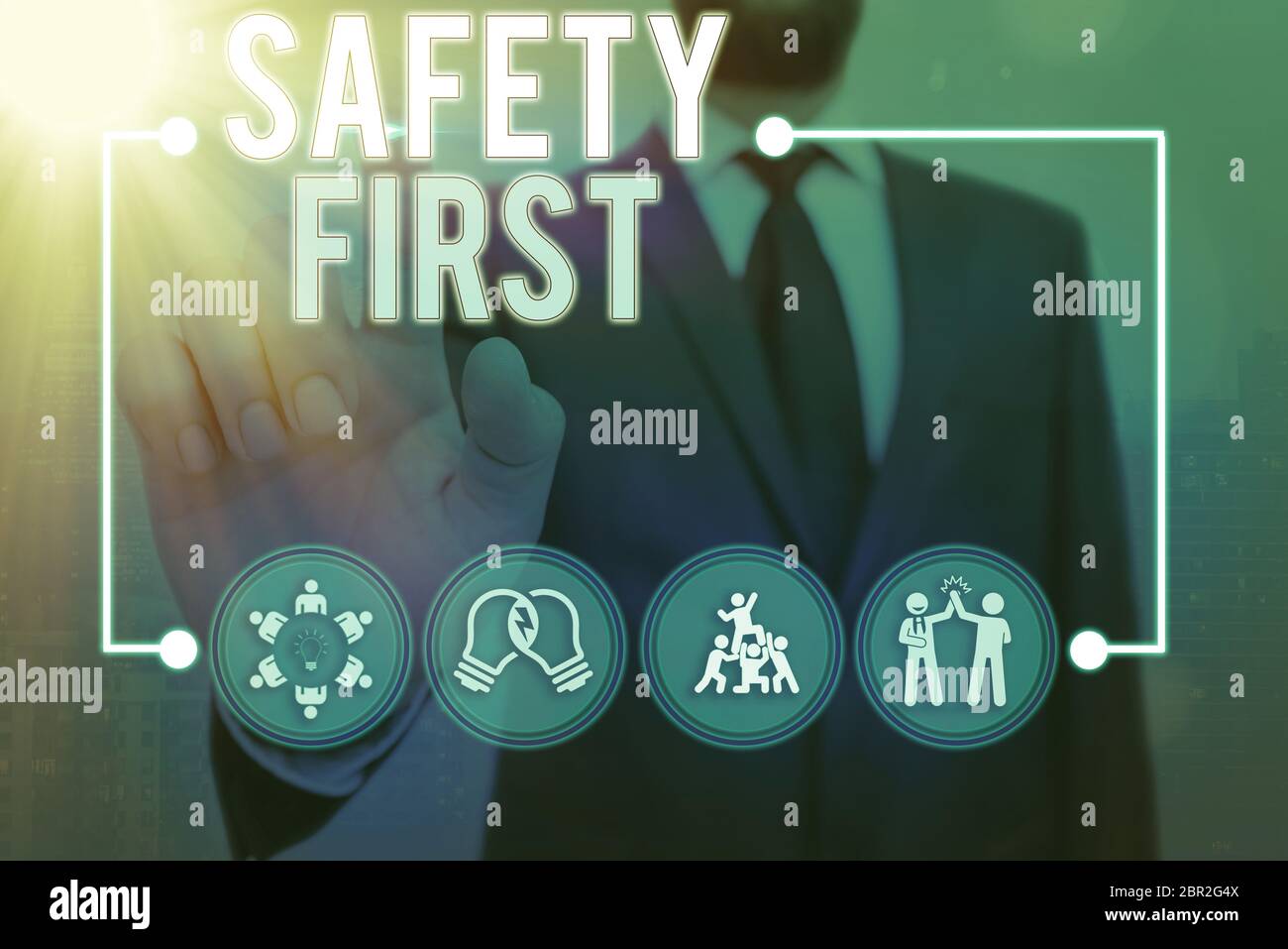Safety first meaning warning prevention hi-res stock photography and ...