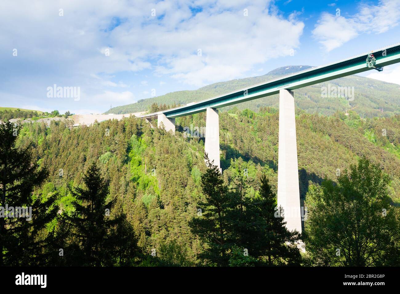 Europa Bridge near Innsbruck. Highest bridge in Europe Stock Photo - Alamy