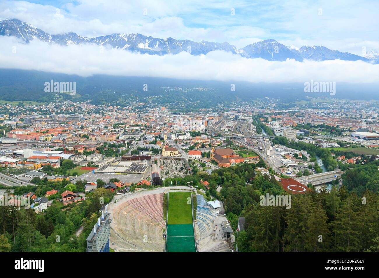 Innsbruck bergisel ski jump hi-res stock photography and images - Alamy
