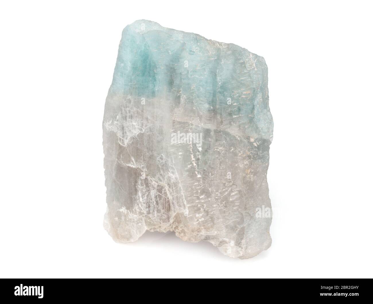 Natural polychrome topaz on white background Stock Photo - Alamy