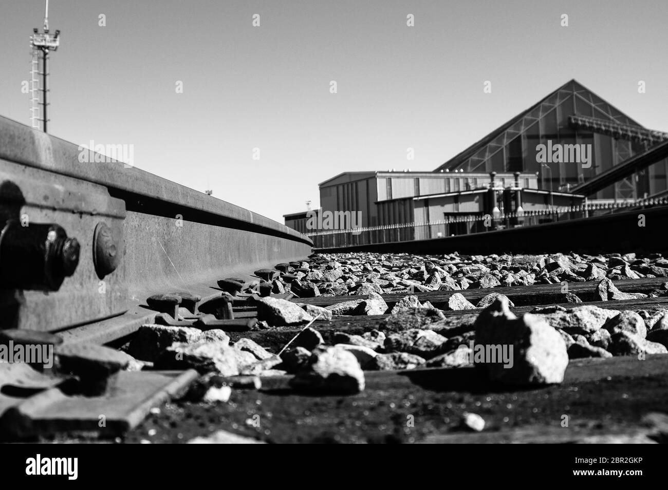 Heavy rail route Black and White Stock Photos & Images - Alamy