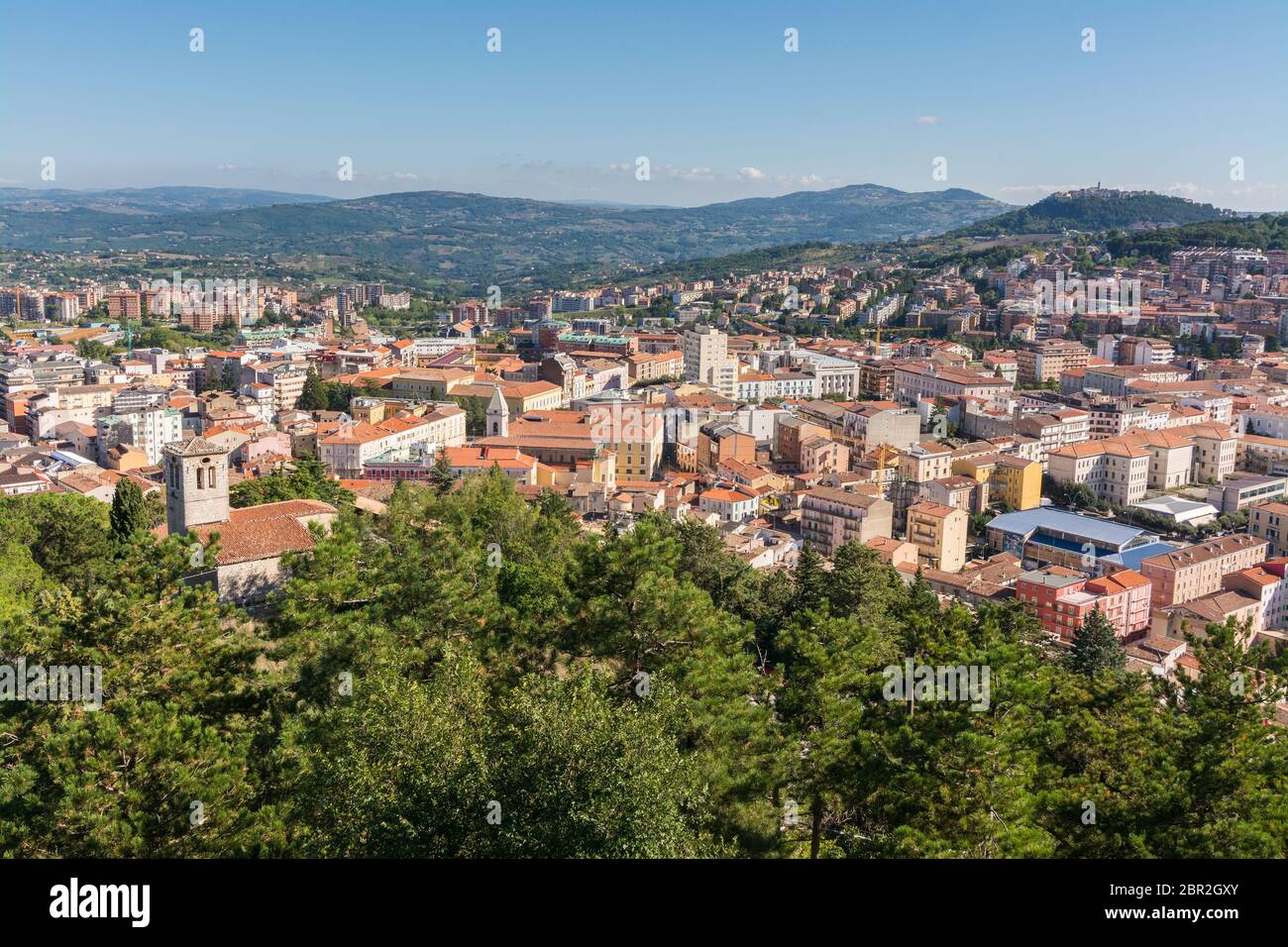 Panorama castle in campobasso hi-res stock photography and images - Alamy