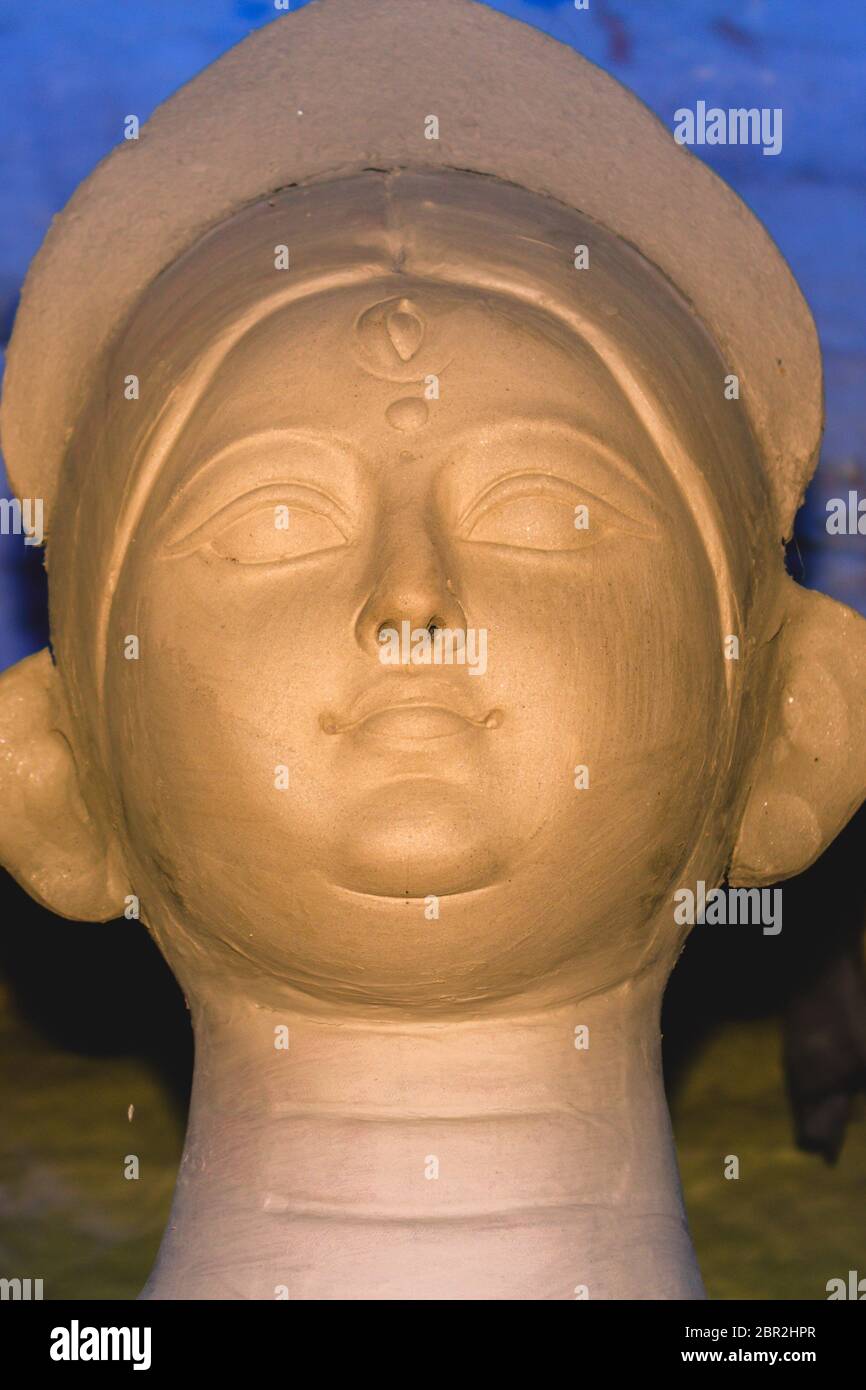 Durga Sculpture Mud Idol Durga High Resolution Stock Photography and ...