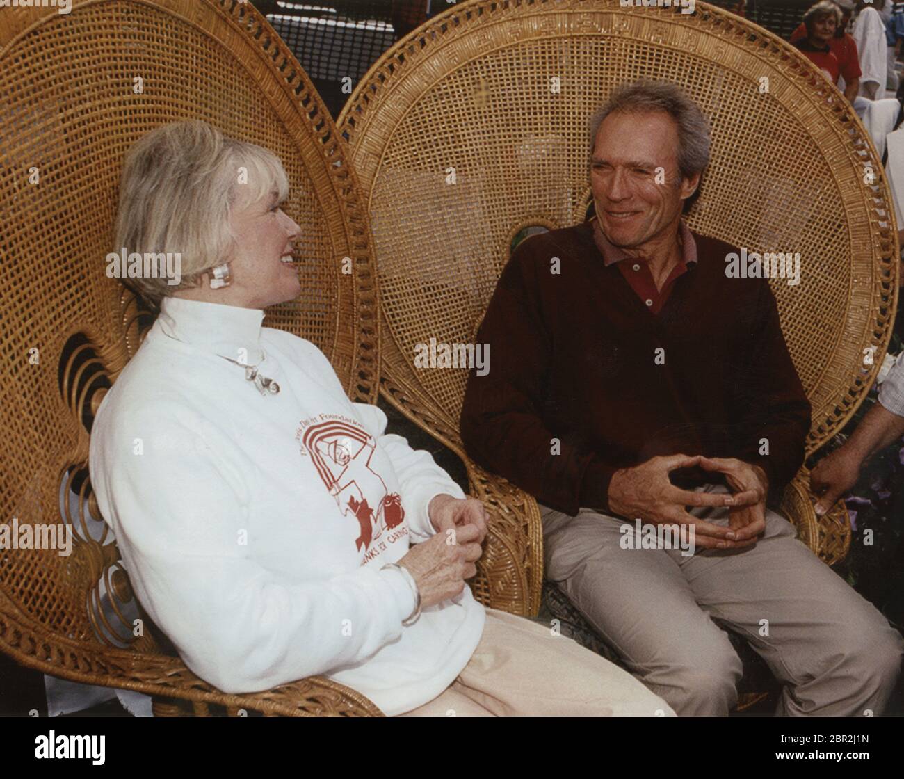 Los Angeles.CA.USA. LIBRARY. Clint Eastwood and Doris Day (1922-2019 ...