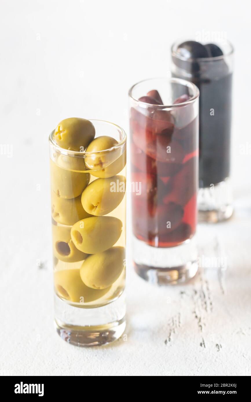 Bunch fresh olives assortment in hi-res stock photography and images ...