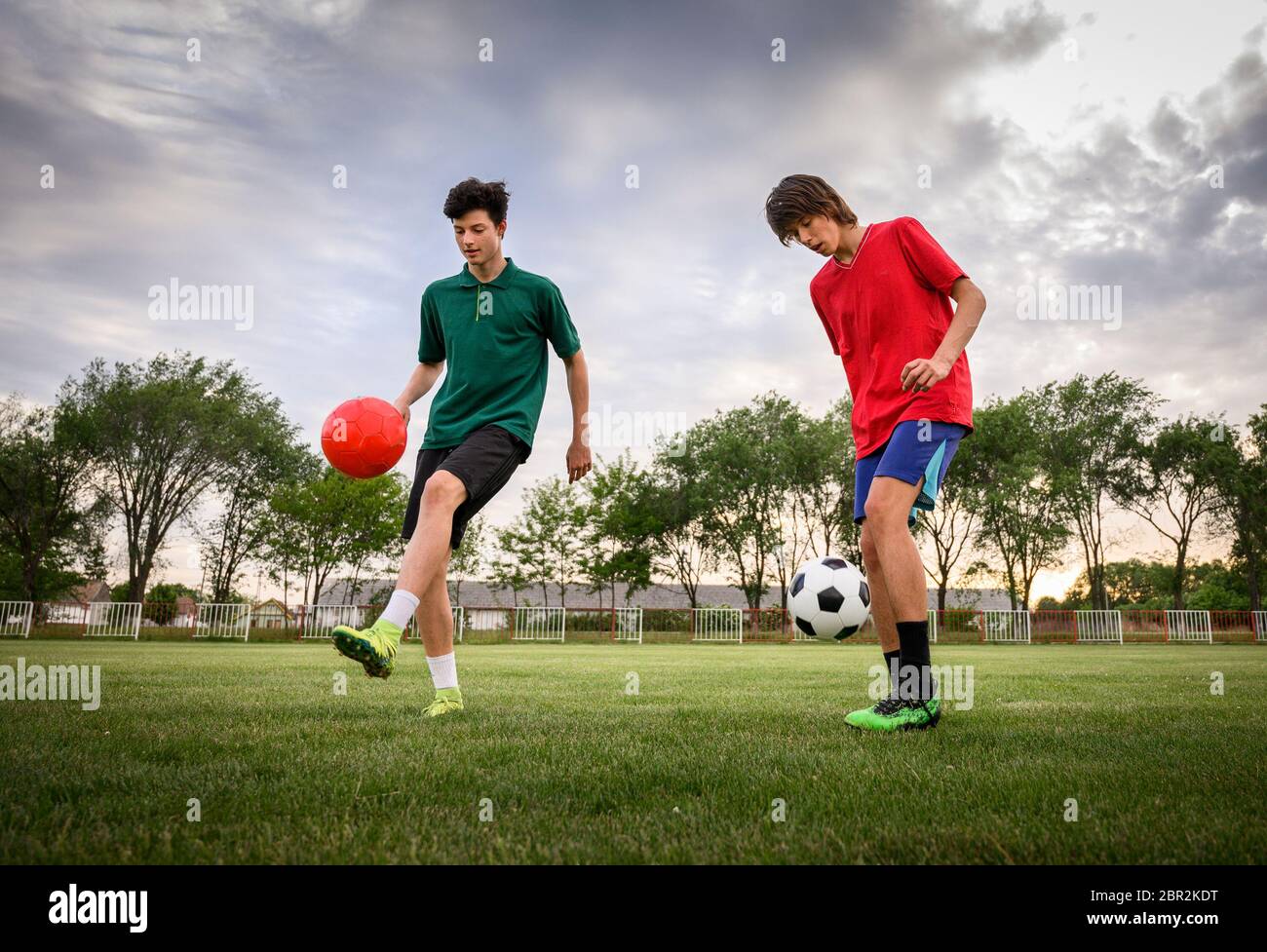 Football training ground hi-res stock photography and images - Alamy