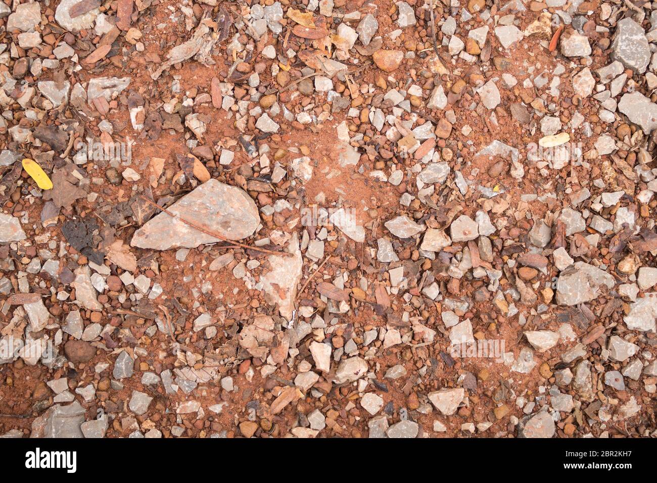 Tiny Rock or Stone and Red Brown Gravel Texture Background. Rock or ...