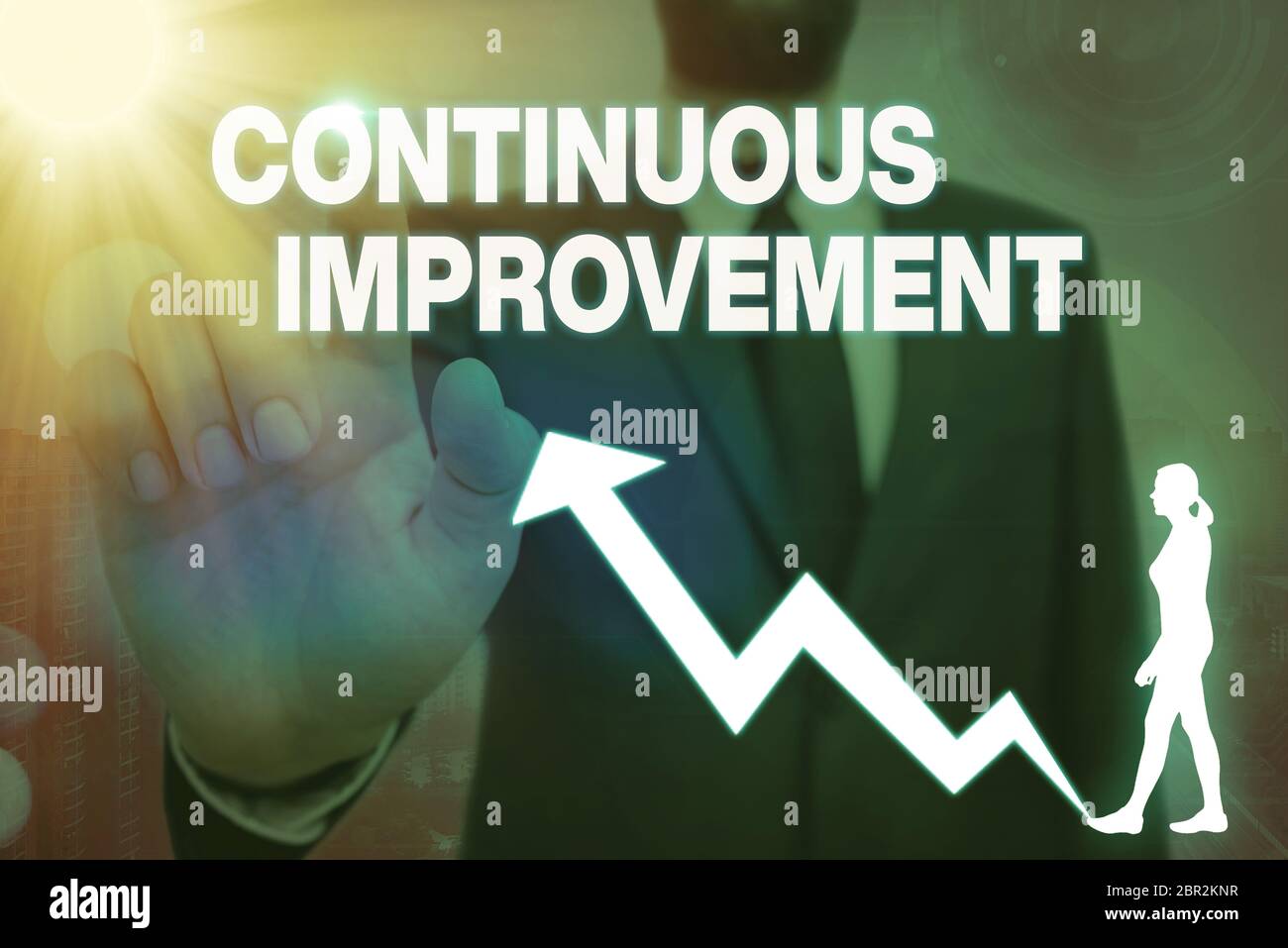 Handwriting text writing Continuous Improvement. Conceptual photo ...