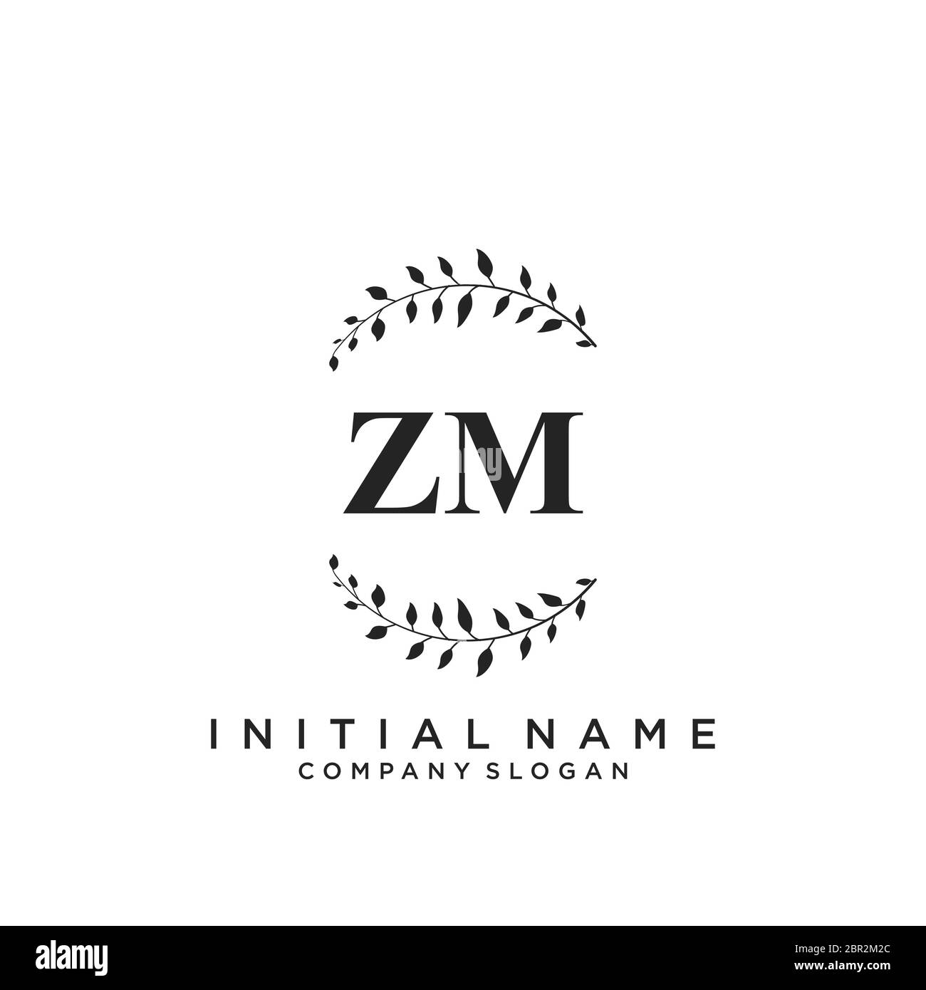 Letter zm vector vectors hi-res stock photography and images - Alamy