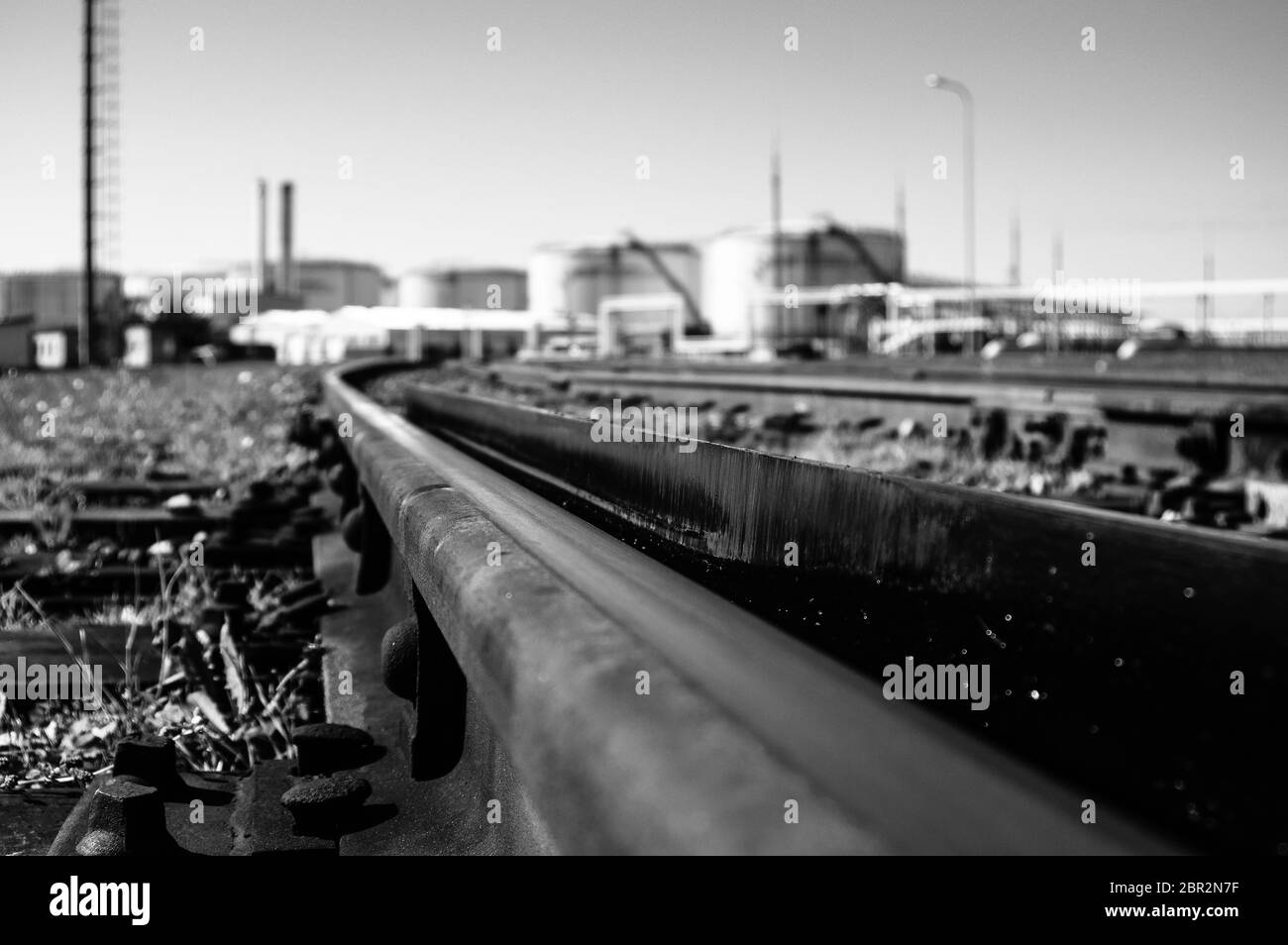 Heavy rail route Black and White Stock Photos & Images - Alamy