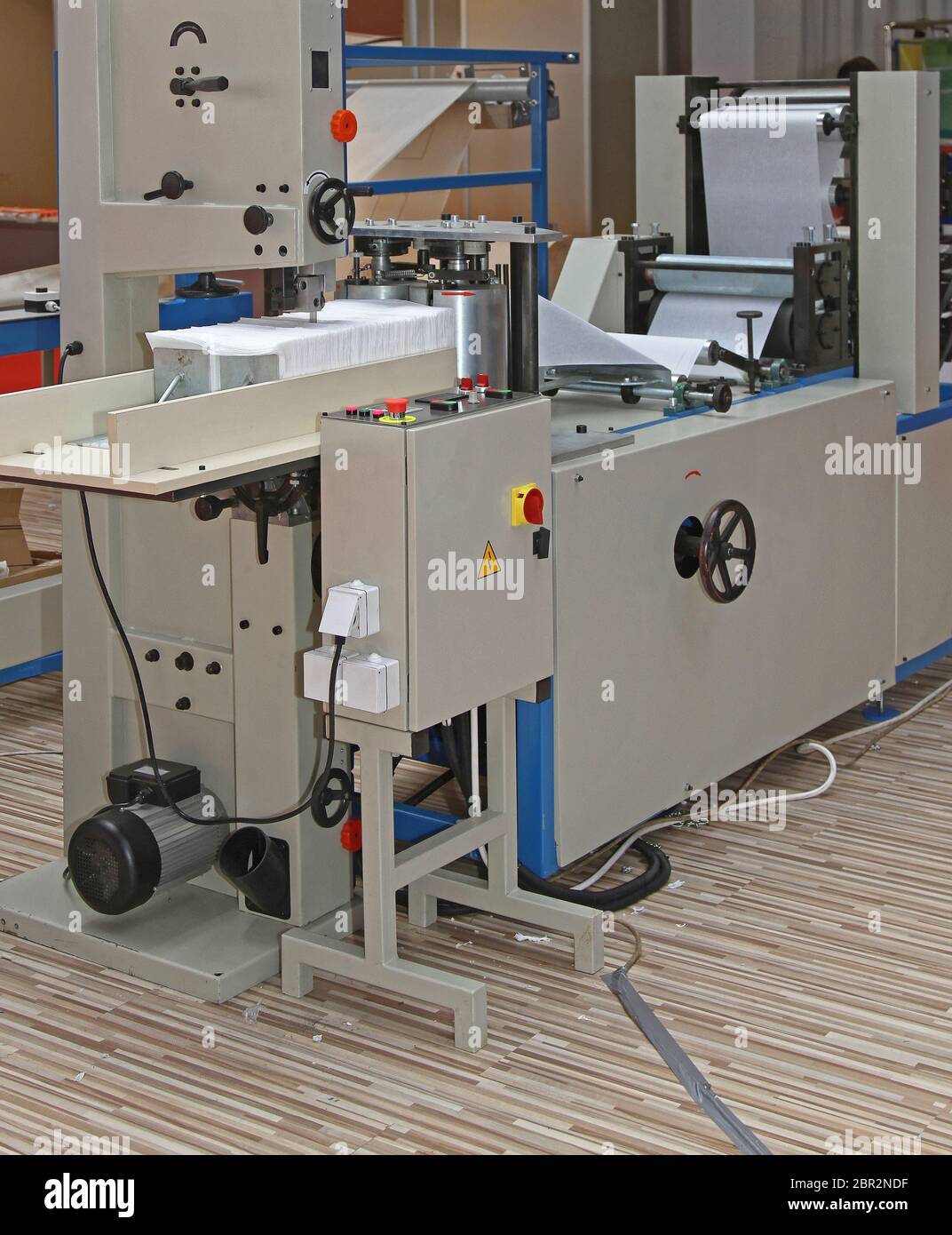 Paper Tissue Maker Machine Production in Factory Stock Photo - Alamy