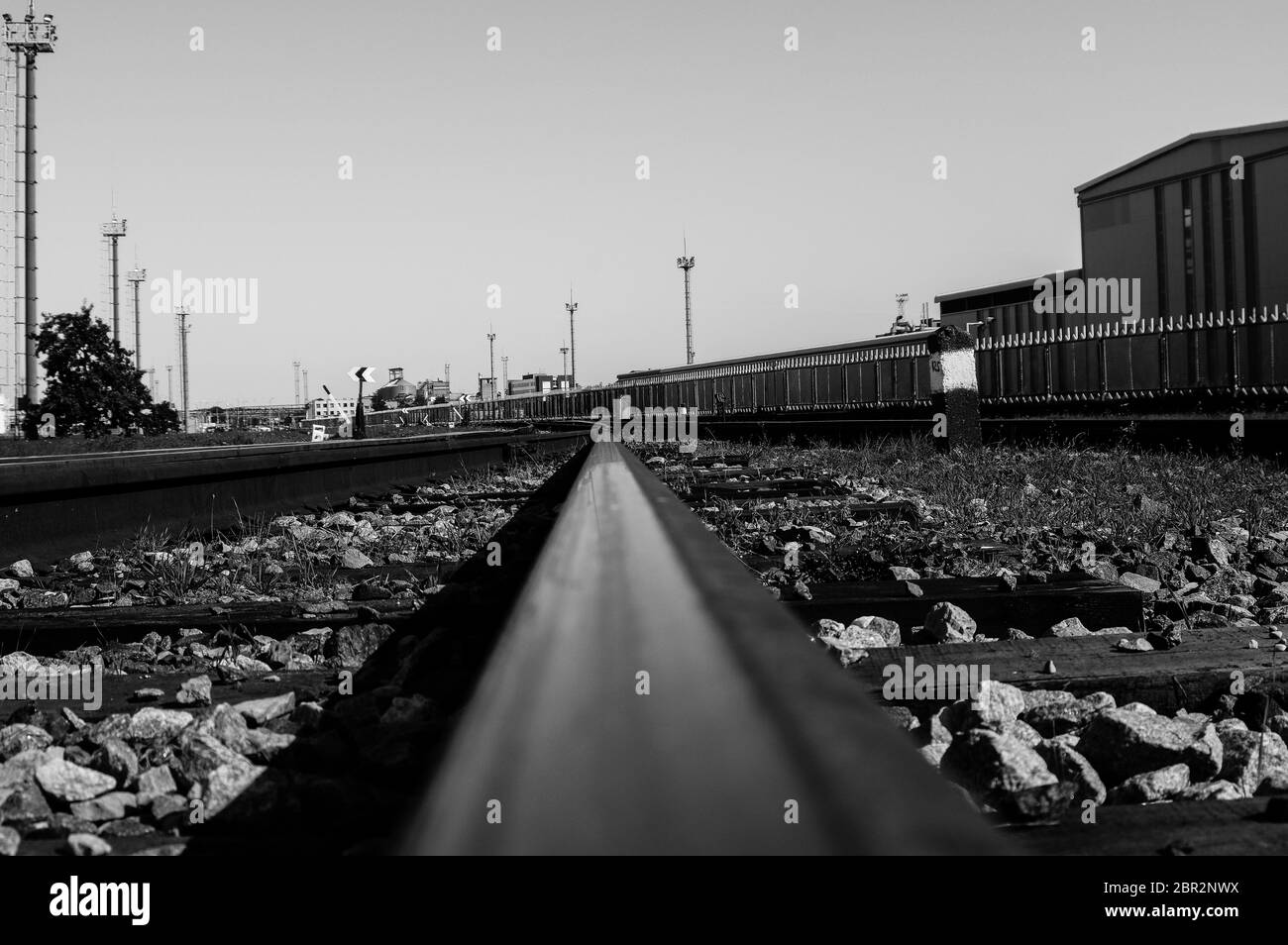 Heavy rail route Black and White Stock Photos & Images - Alamy