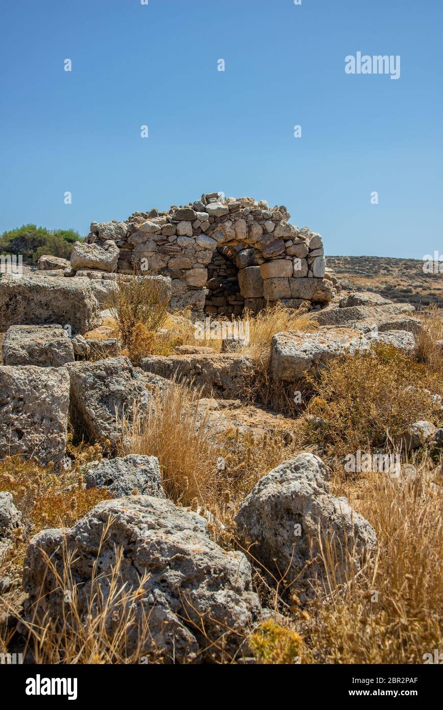 Oracle of Poseidon at Cape Matapan (Cape Tenaro) at the southernmost ...