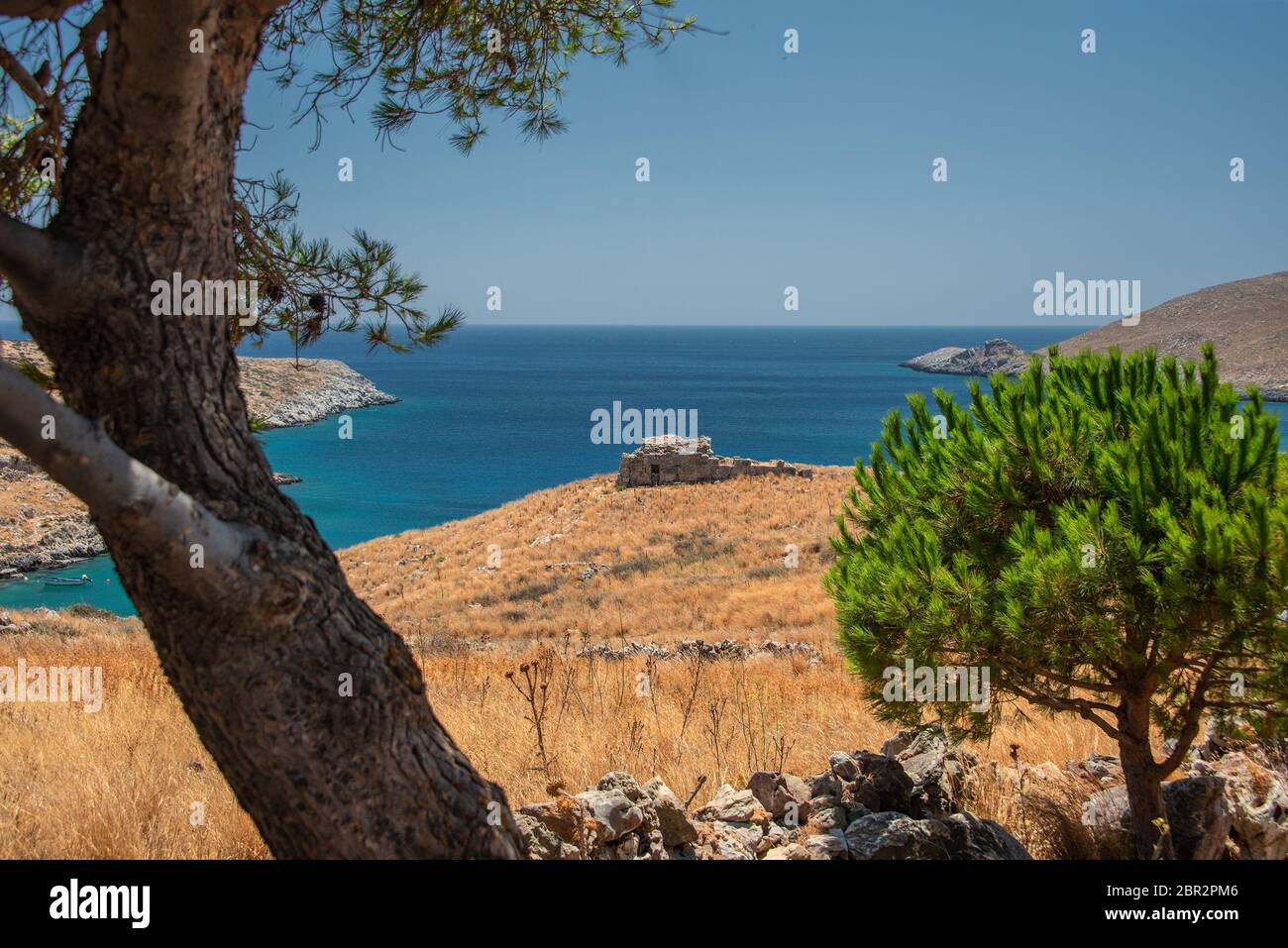 Oracle of Poseidon at Cape Matapan (Cape Tenaro) at the southernmost ...