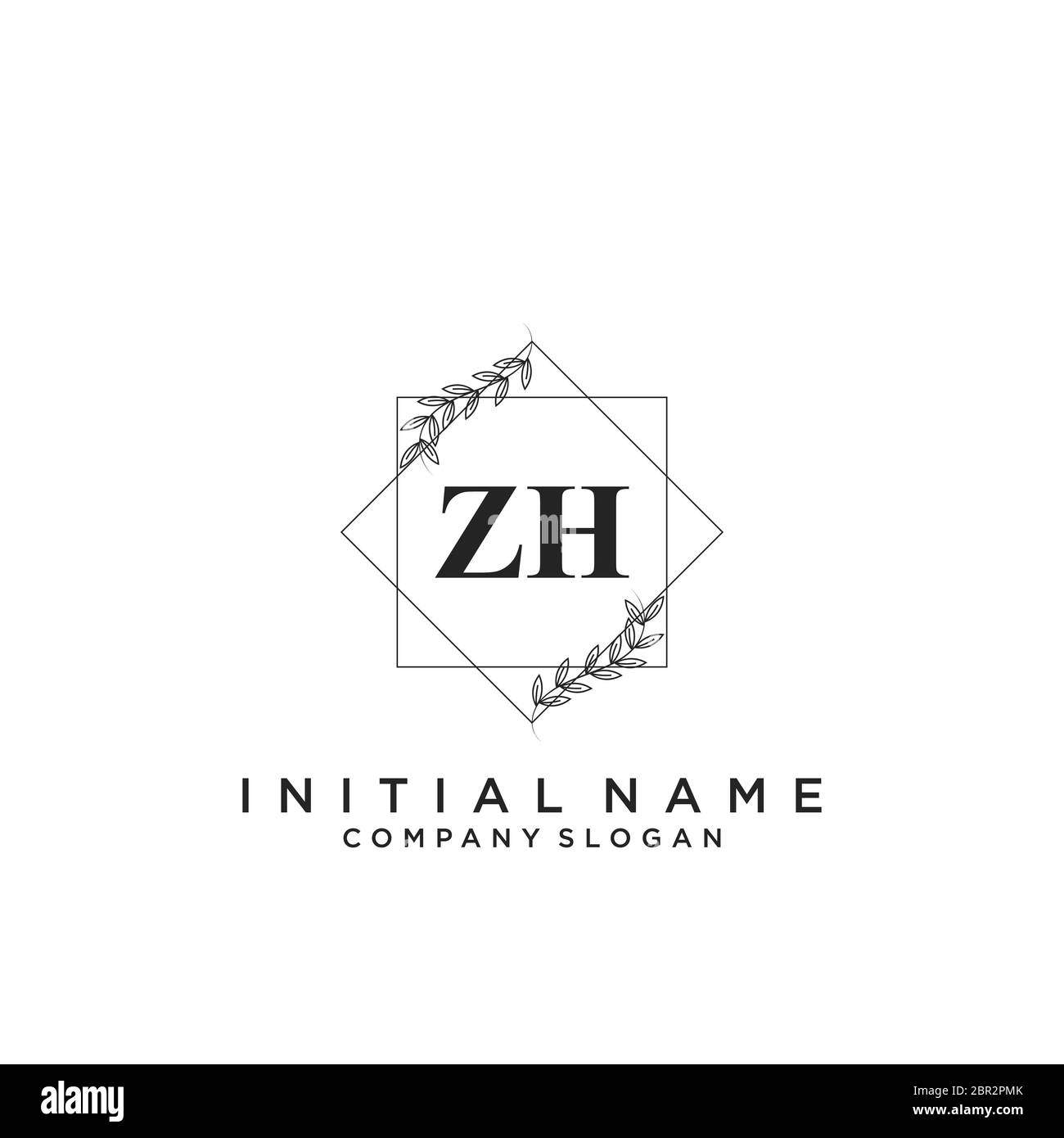 Initial letter zh hi-res stock photography and images - Alamy