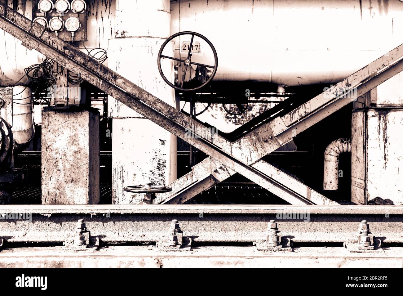 Oil and gas industry,refinery factory,petrochemical plant area ...