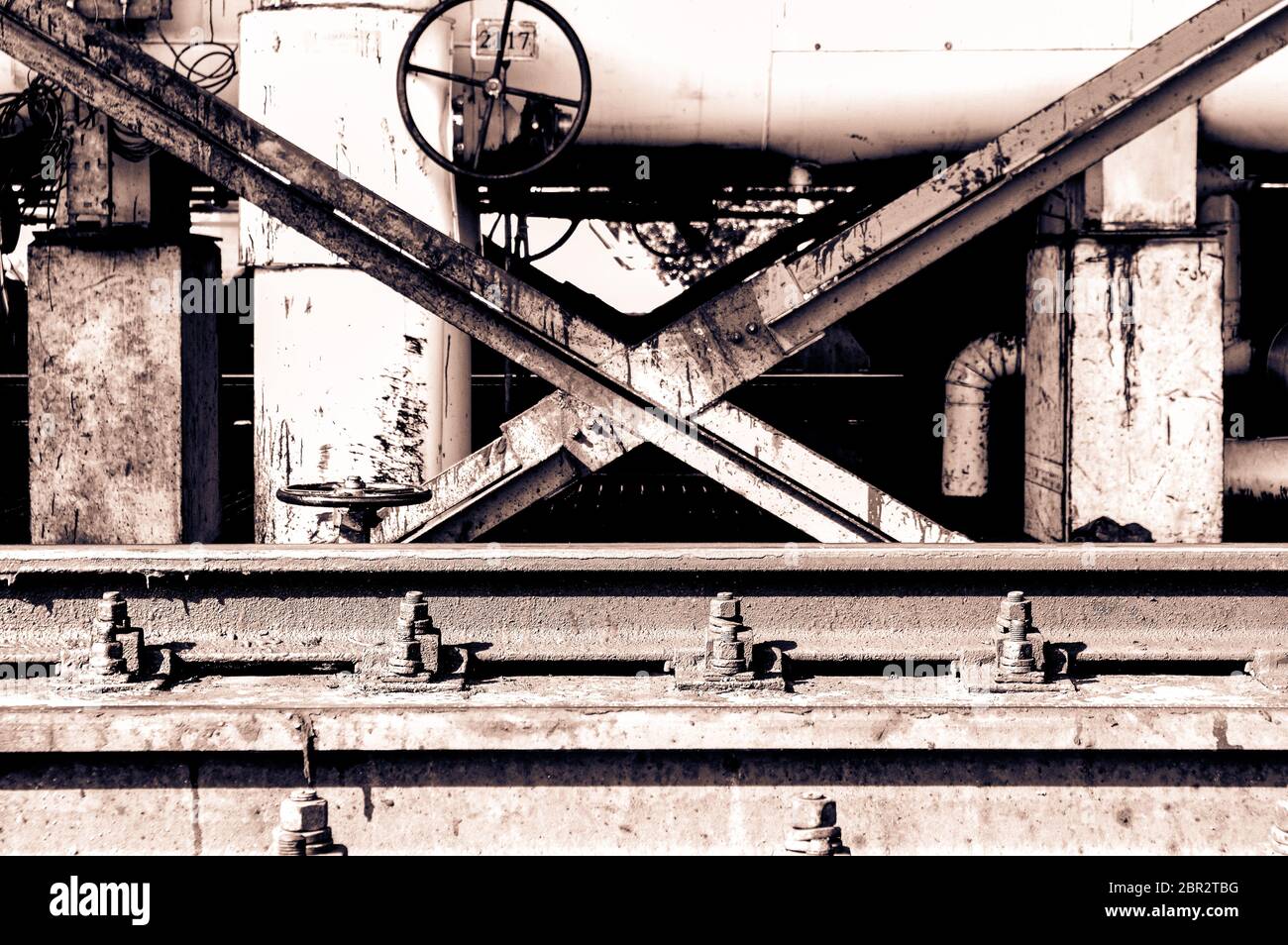 Oil and gas industry,refinery factory,petrochemical plant area ...