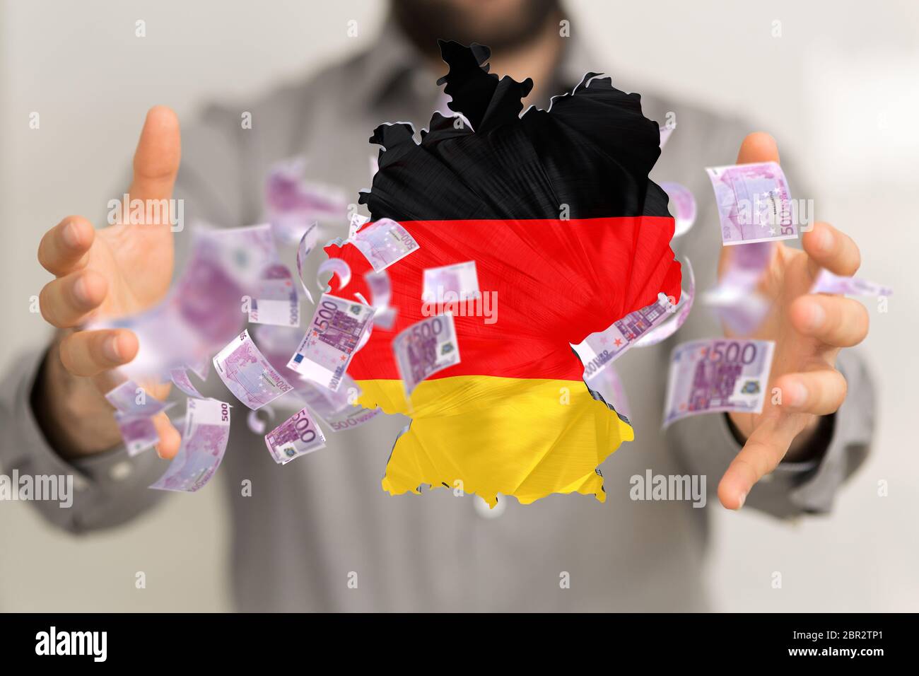 Abstract of germany map network, internet and global connection concept ...