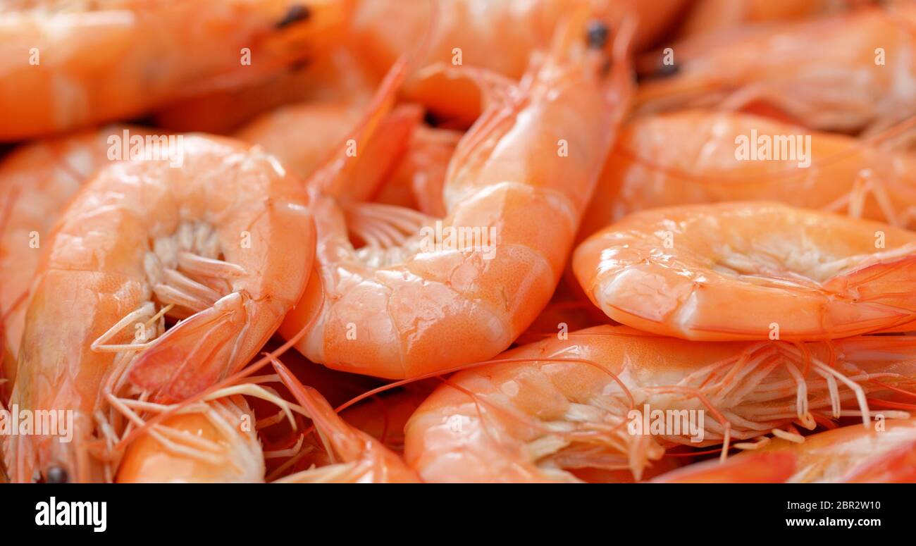 Fresh cooked shrimp Stock Photo - Alamy