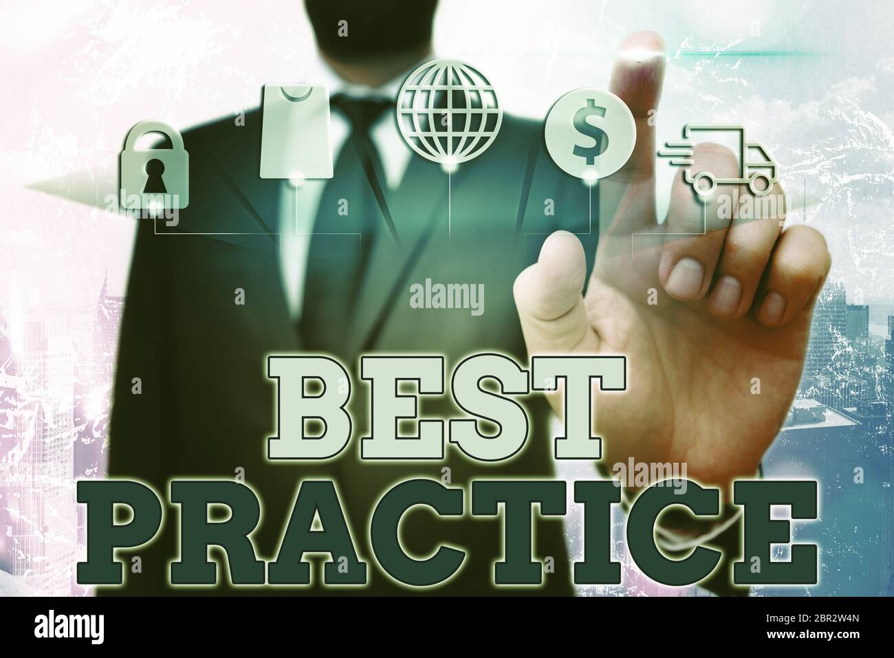 Conceptual hand writing showing Best Practice. Concept meaning ...