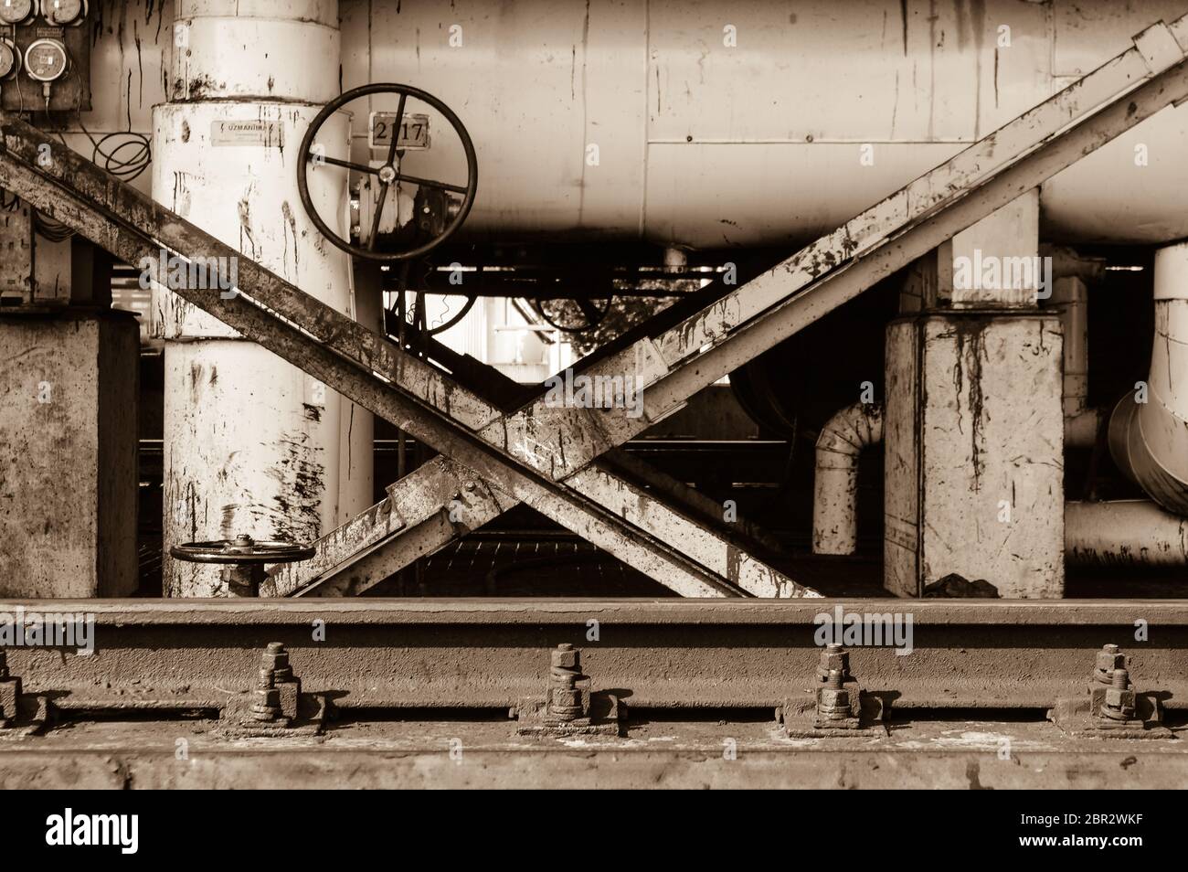 Oil and gas industry,refinery factory,petrochemical plant area ...