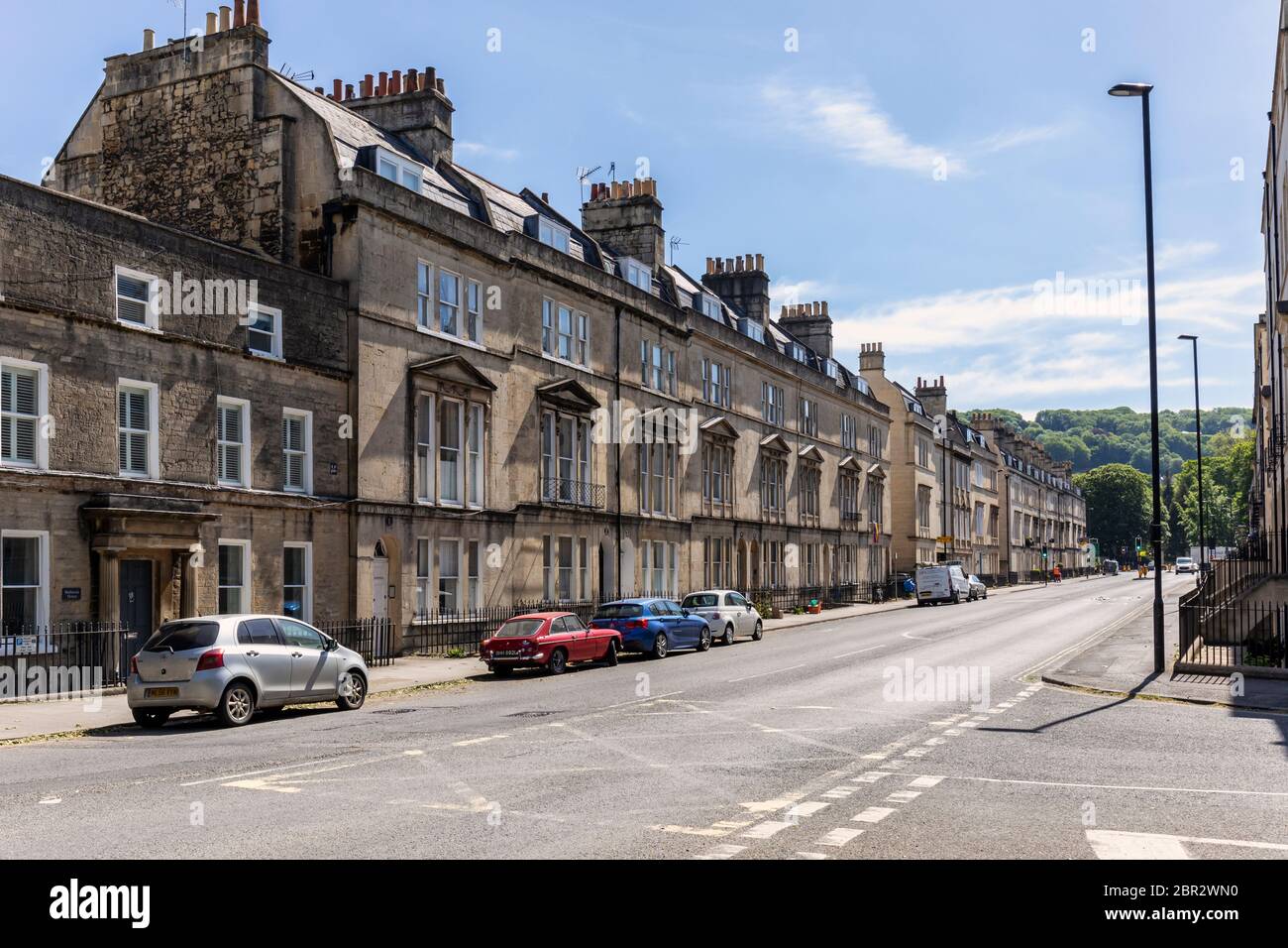 Bathwick Street is usually a very busy road with traffic queuing in ...