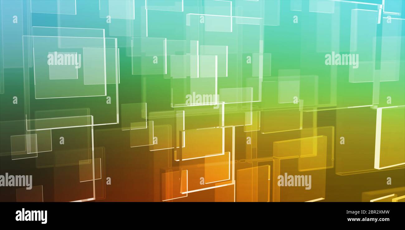 Cloud Solutions Abstract Background as a Concept Stock Photo - Alamy