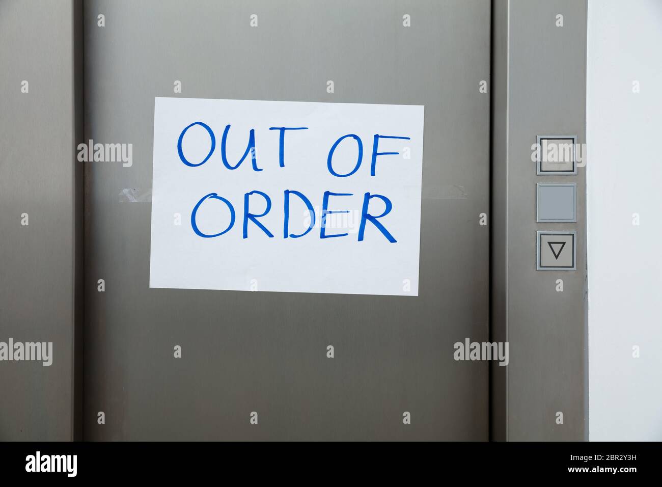 Out of order sign elevator hi-res stock photography and images - Alamy