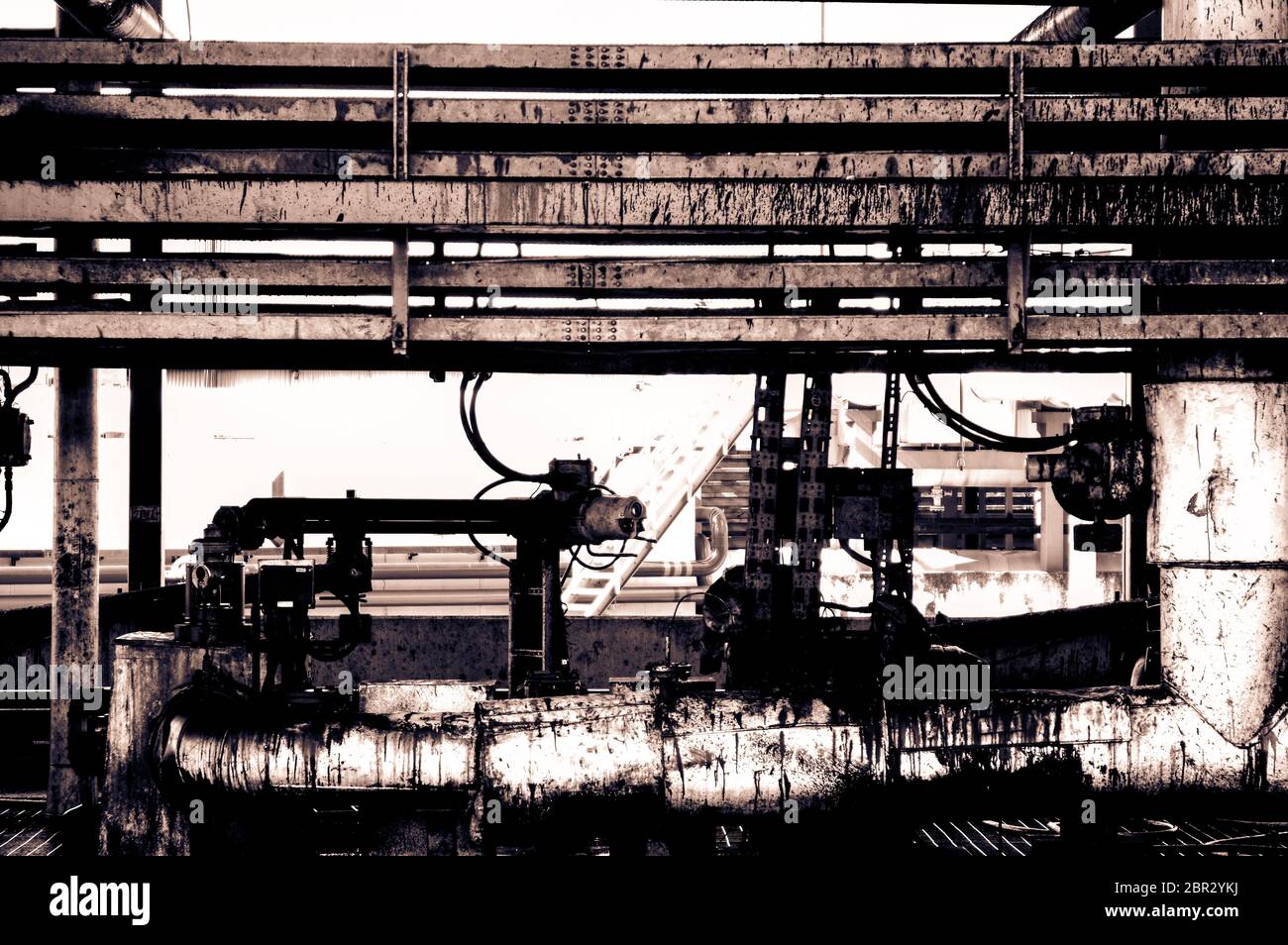 Oil and gas industry,refinery factory,petrochemical plant area ...