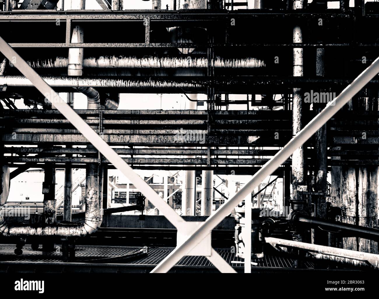 Oil and gas industry,refinery factory,petrochemical plant area ...