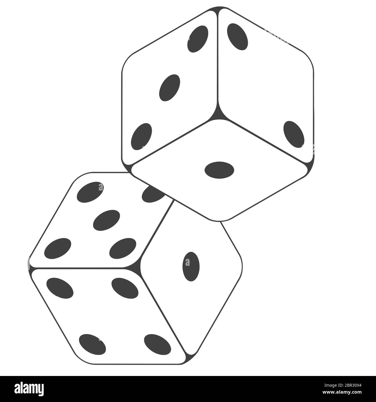 Dice Clip Art Black And White