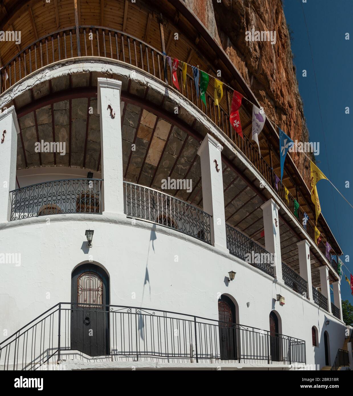 Inside View of The Monastery of Panagia Elona in the Parnon Mountains ...
