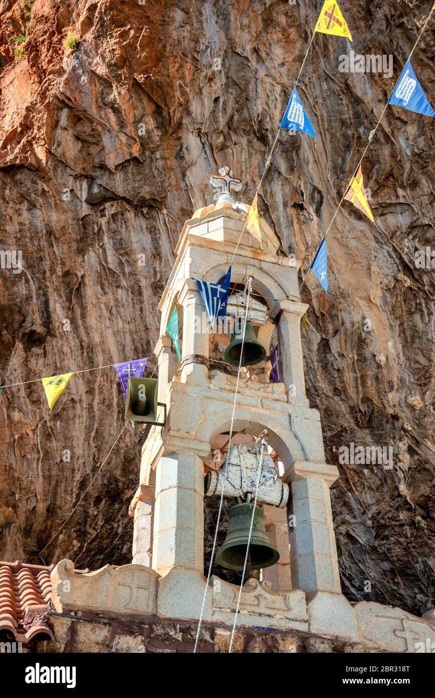 Inside View of The Monastery of Panagia Elona in the Parnon Mountains ...