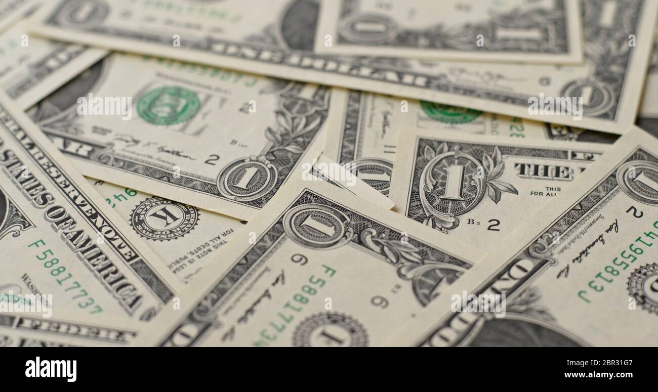 Stacked USD banknote Stock Photo - Alamy