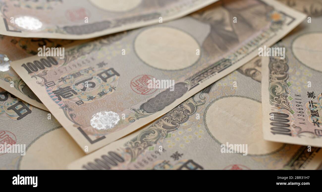 Japanese Yen Banknote Stock Photo Alamy