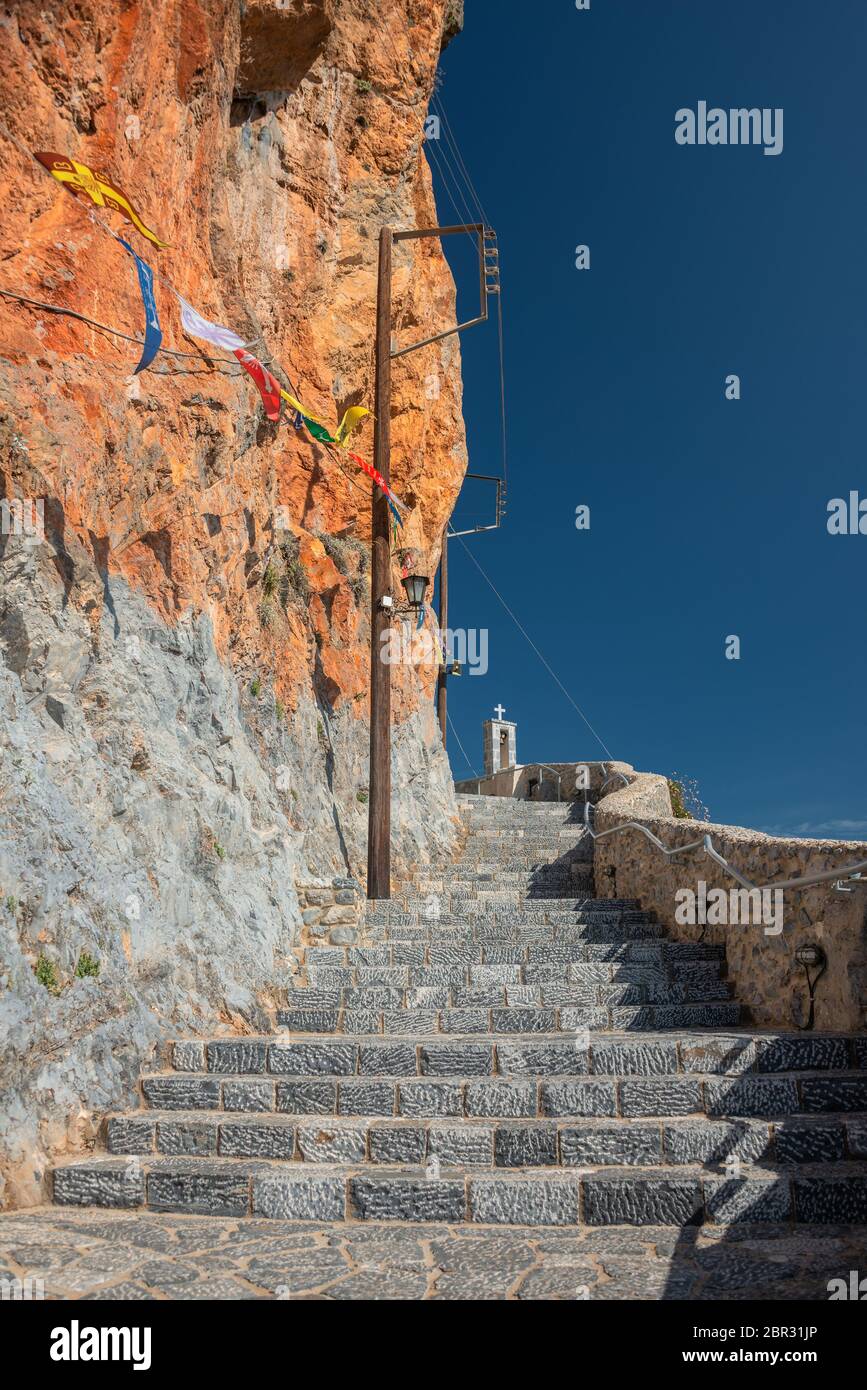 Inside View of The Monastery of Panagia Elona in the Parnon Mountains ...