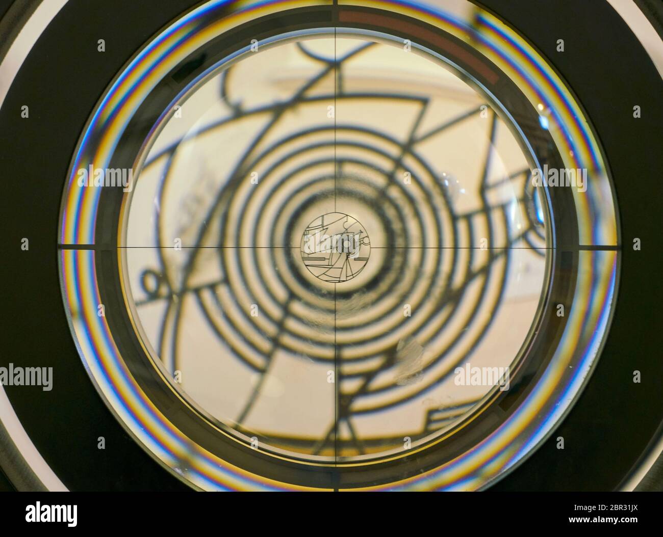 abstract circle inside another circle Stock Photo - Alamy