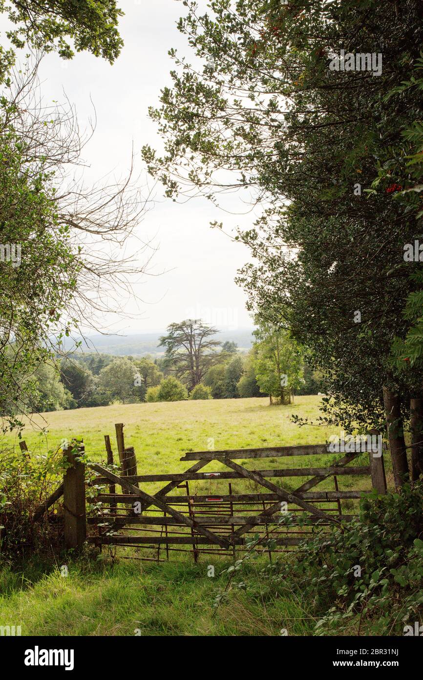 Closed farm gate hi-res stock photography and images - Alamy