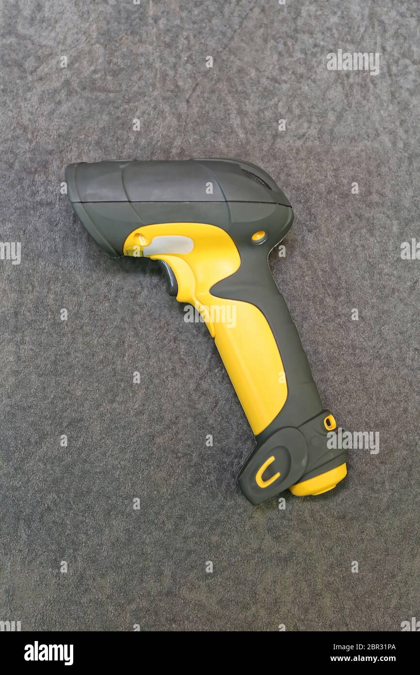 New Handheld Barcode Laser Reader Scanner Stock Photo - Alamy