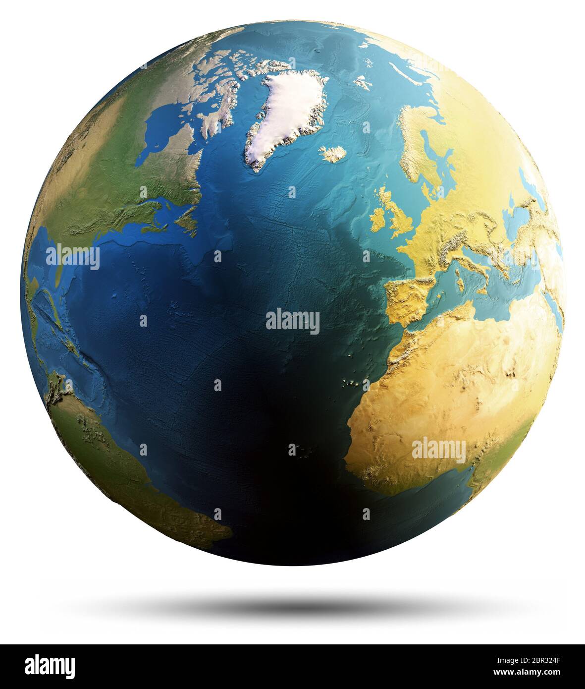 Planet Earth world. Elements of this image furnished by NASA. 3d ...