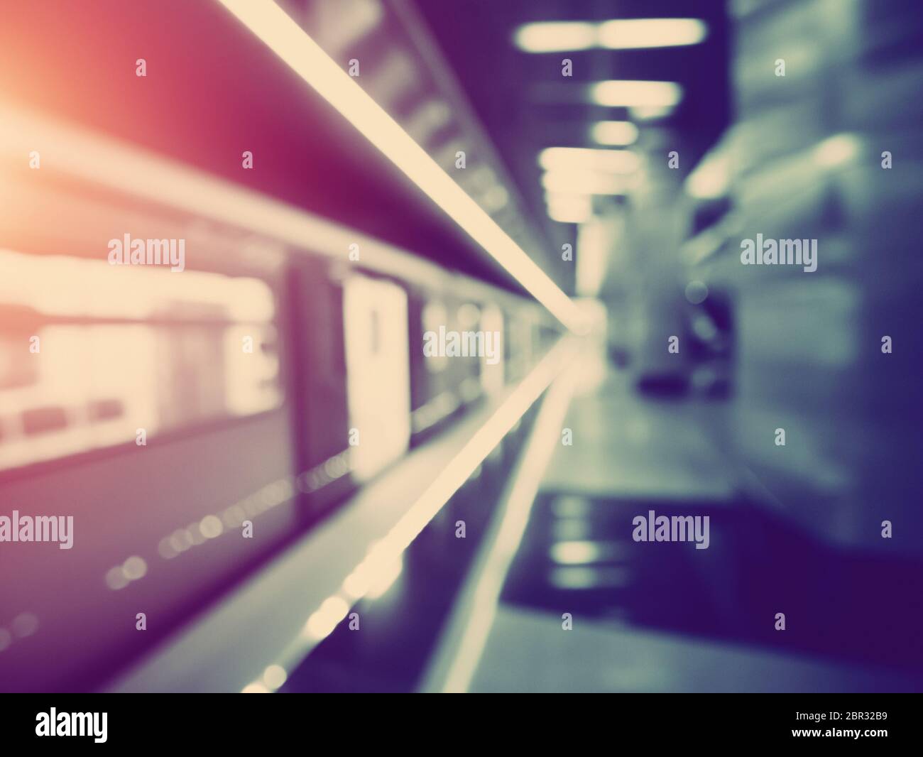 Modern metro underground background. City communications transport ...