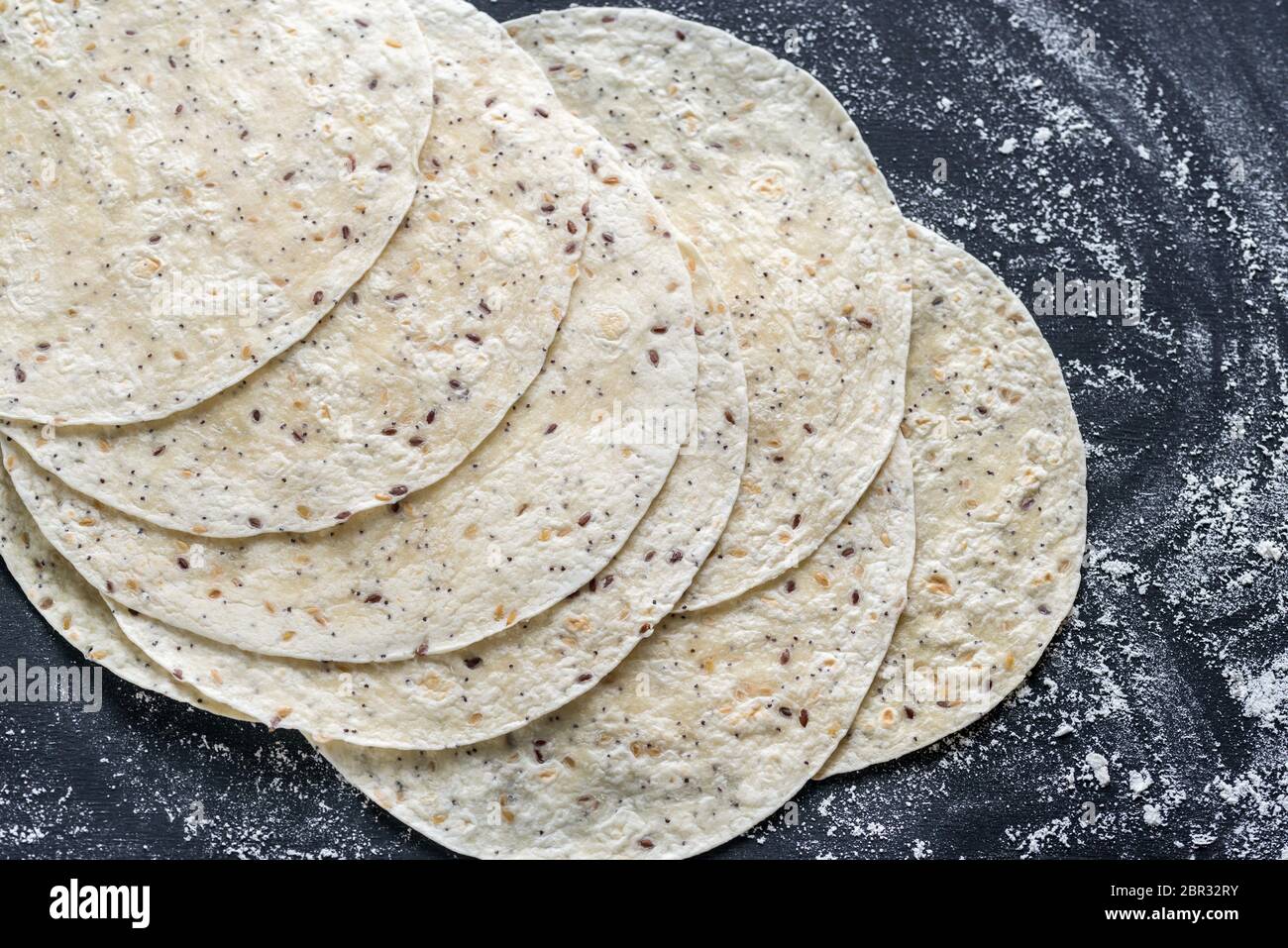 Whole grain tortilla hi-res stock photography and images - Alamy